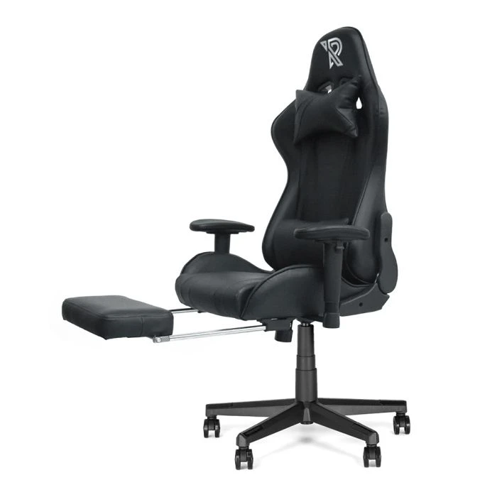 Ranqer Felix Pro - Chaise gamer / Chaise gaming avec repose-pieds - Noir